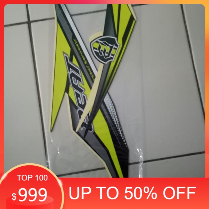 Jual stiker striping honda beat cw 2019 hitam hijau | Shopee Indonesia