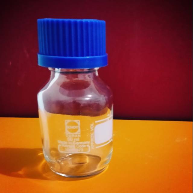 Jual Laboratory Bottle 25 ml Duran. Botol Lab 25 ml Duran. Botol Tutup ...