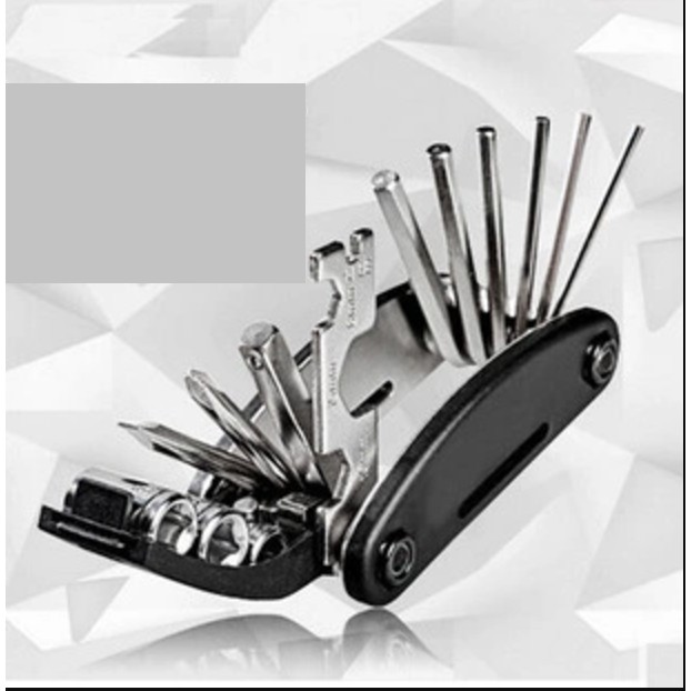 Jual GROSIR MINI BICYCLE TOOL SET KUNCI SHOCK LIPAT UNTUK SEPEDA 16IN1 ...
