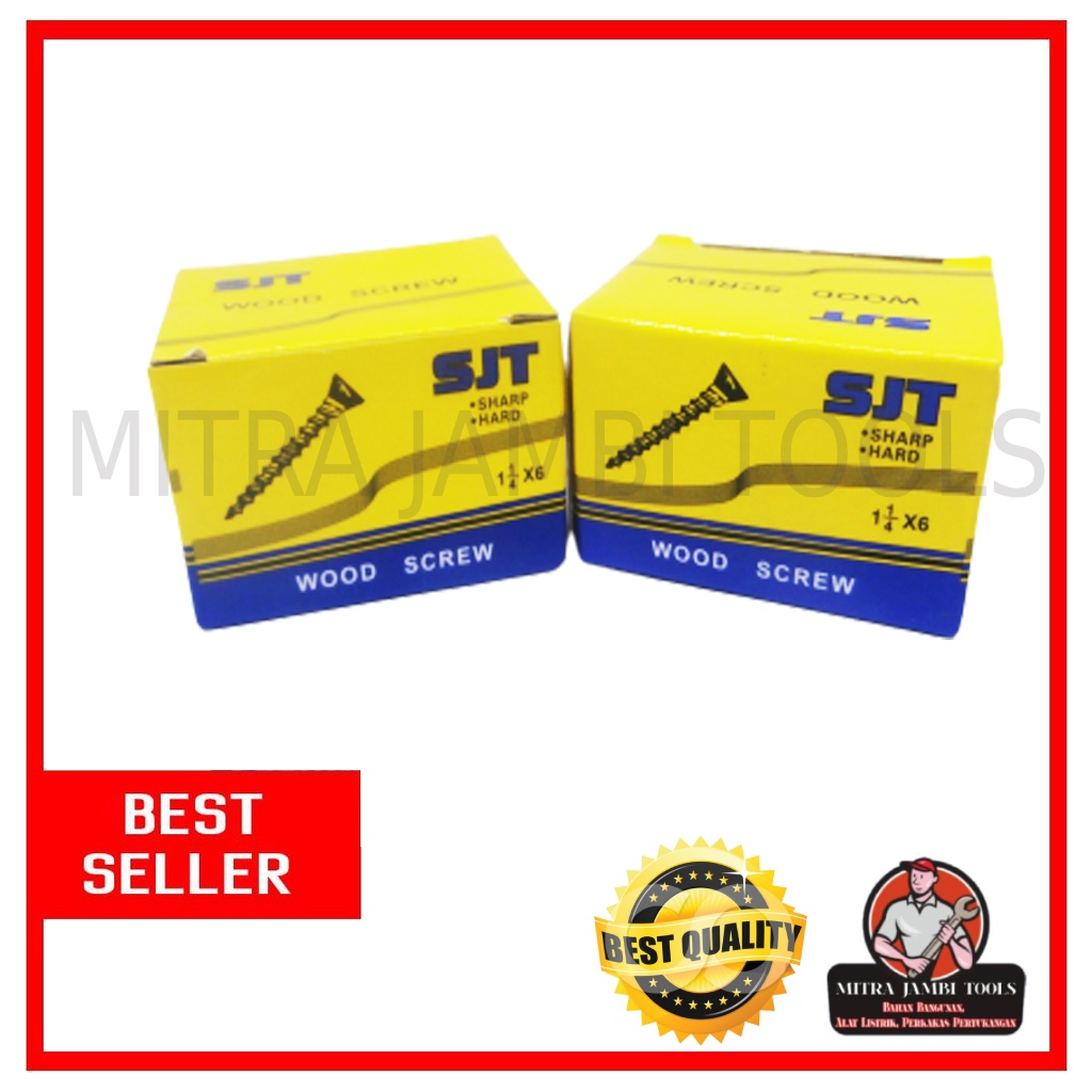 Jual SEKRUP KAYU / BAUT DINDING / BAUT TEMBOK PUTIH 1 1/4 INCH / KOTAK ...