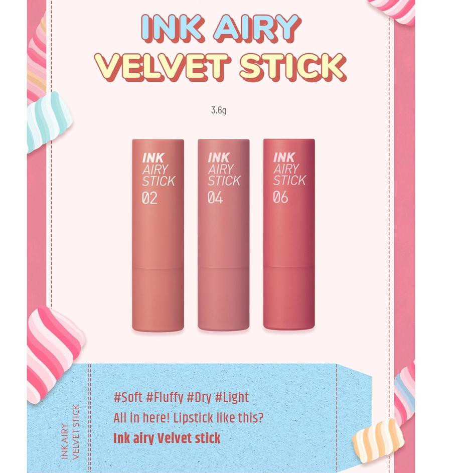 Jual Full Terlaris Peripera Ink Airy Stick 3.6g | Peri Pera Ink Airy ...