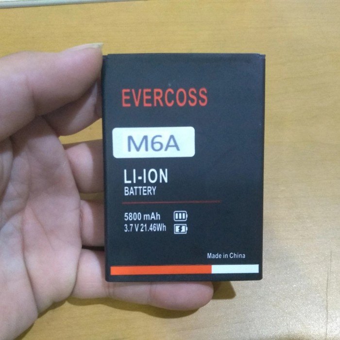 Jual BATERAI / BATRE / BATTERY EVERCOSS M6A M60 M6 ORIGINAL BERGARANSI | Shopee Indonesia