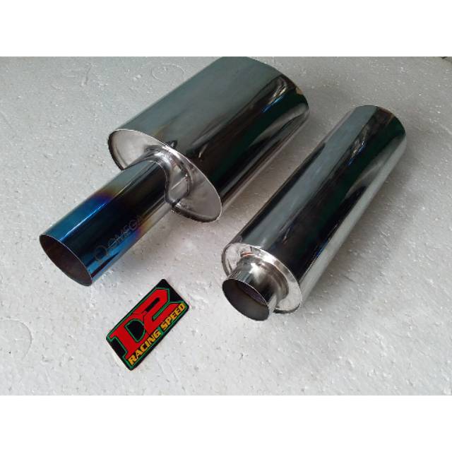 Jual Knalpot mobil omega blue plus resonator | Shopee Indonesia