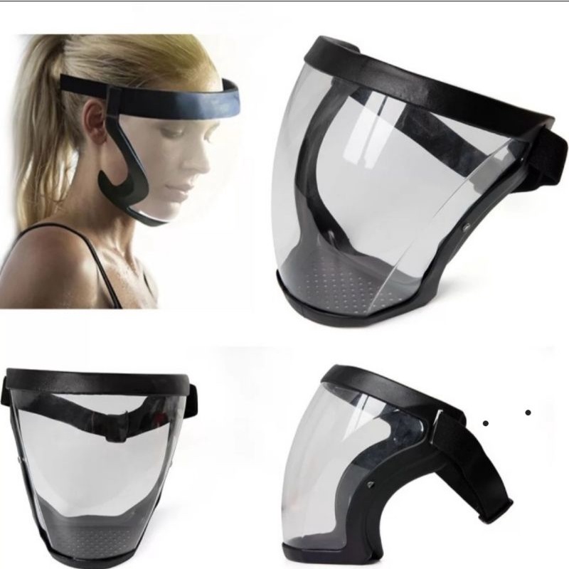 Jual Masker active shield hybrid full cover mask face anti fog masket ...