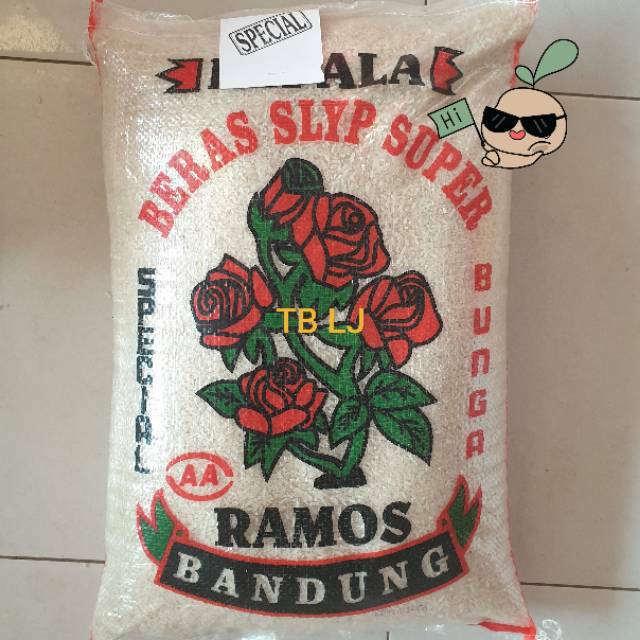 Jual BERAS RAMOS BUNGA 5KG 10KG 20KG MEDIUM | Shopee Indonesia