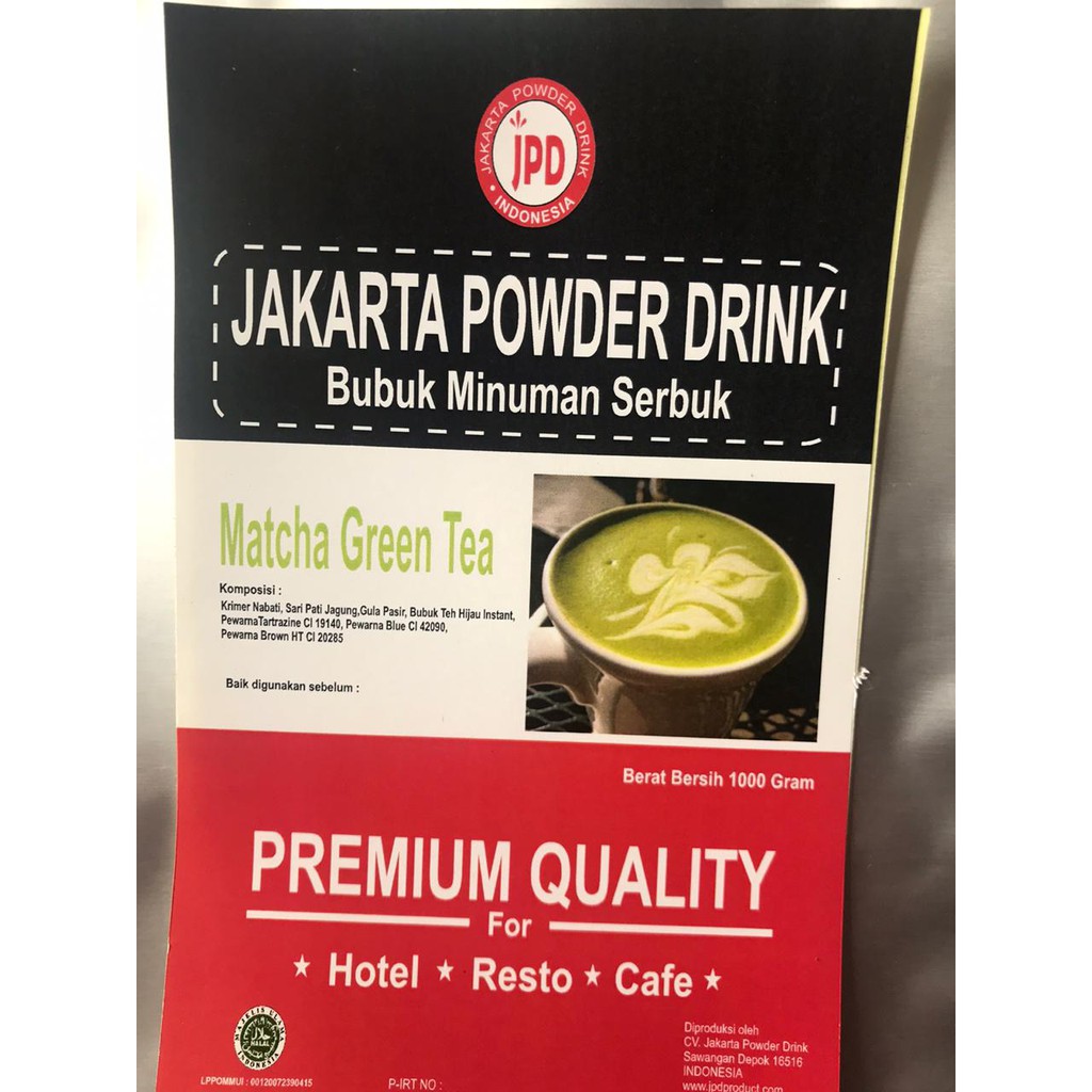 Jual POWDER BUBUK MINUMAN RASA MATCHA GREEN TEA - PREMIUM QUALITY ...