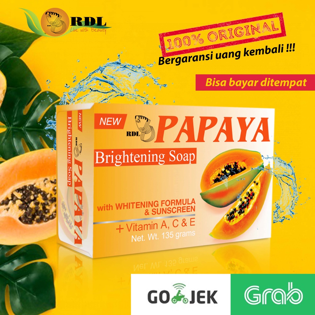 Jual Sabun Pepaya RDL Papaya RDL 135 Gram Original Filipina | Shopee ...