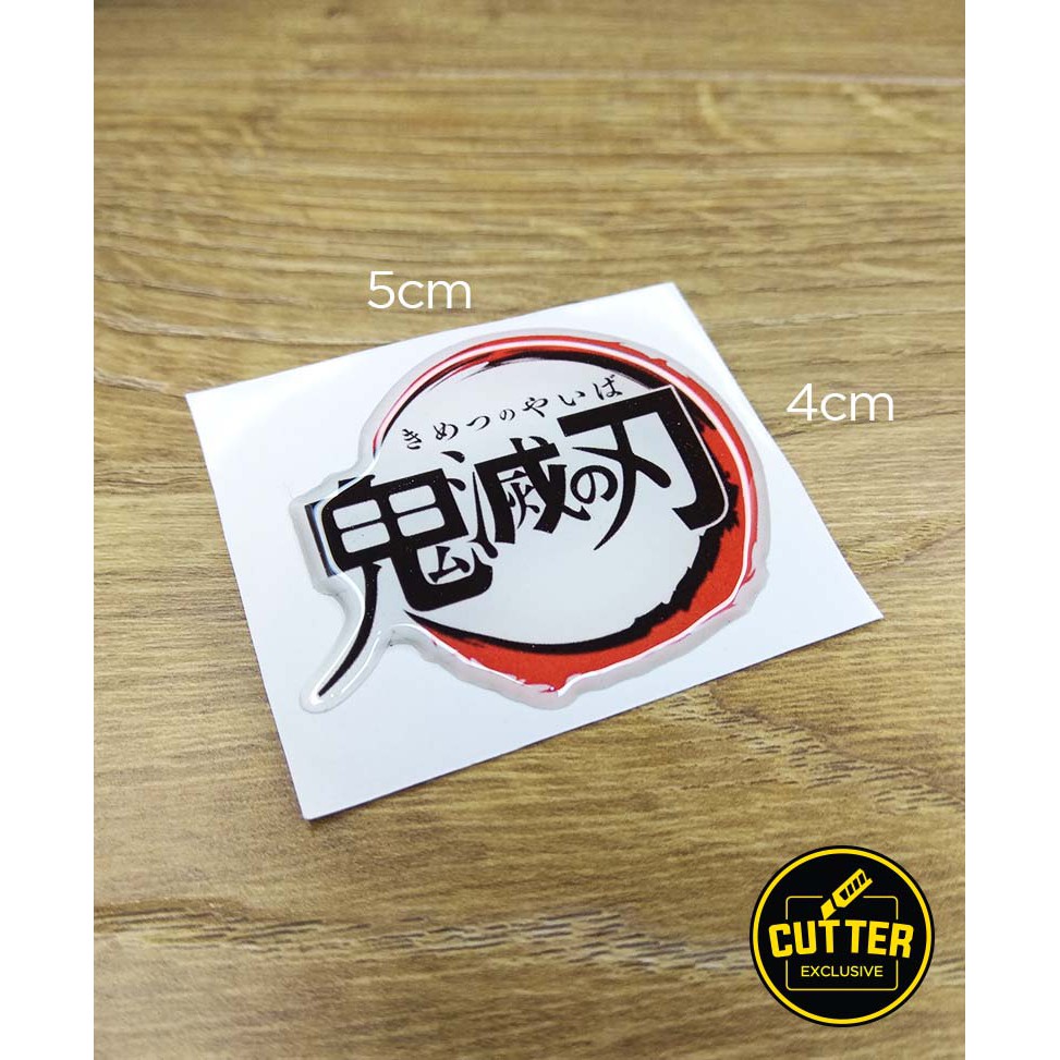 Jual emblem sticker resin DEMON SLAYER - KIMETSU NO YAIBA logo | Shopee ...
