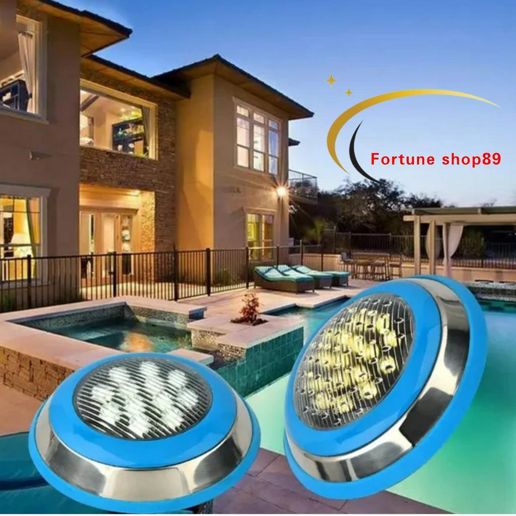 Jual LAMPU KOLAM RENANG UNDERWATER LIGHT LED SMD 18 Watt AC 12V ...