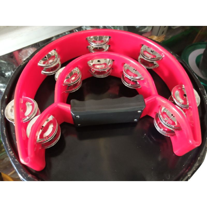 Jual Alat Musik Tamborin Tambourine Double Ring Kecrekan Tambourine ...