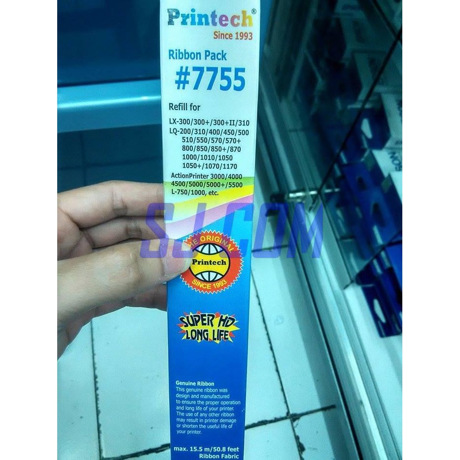 Jual PRINTECH RIBBON REFILL LX-300 / 8758 / 7755 | Shopee Indonesia