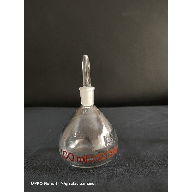 Jual Picnometer,Pikmometer 100ml Pyrex | Shopee Indonesia