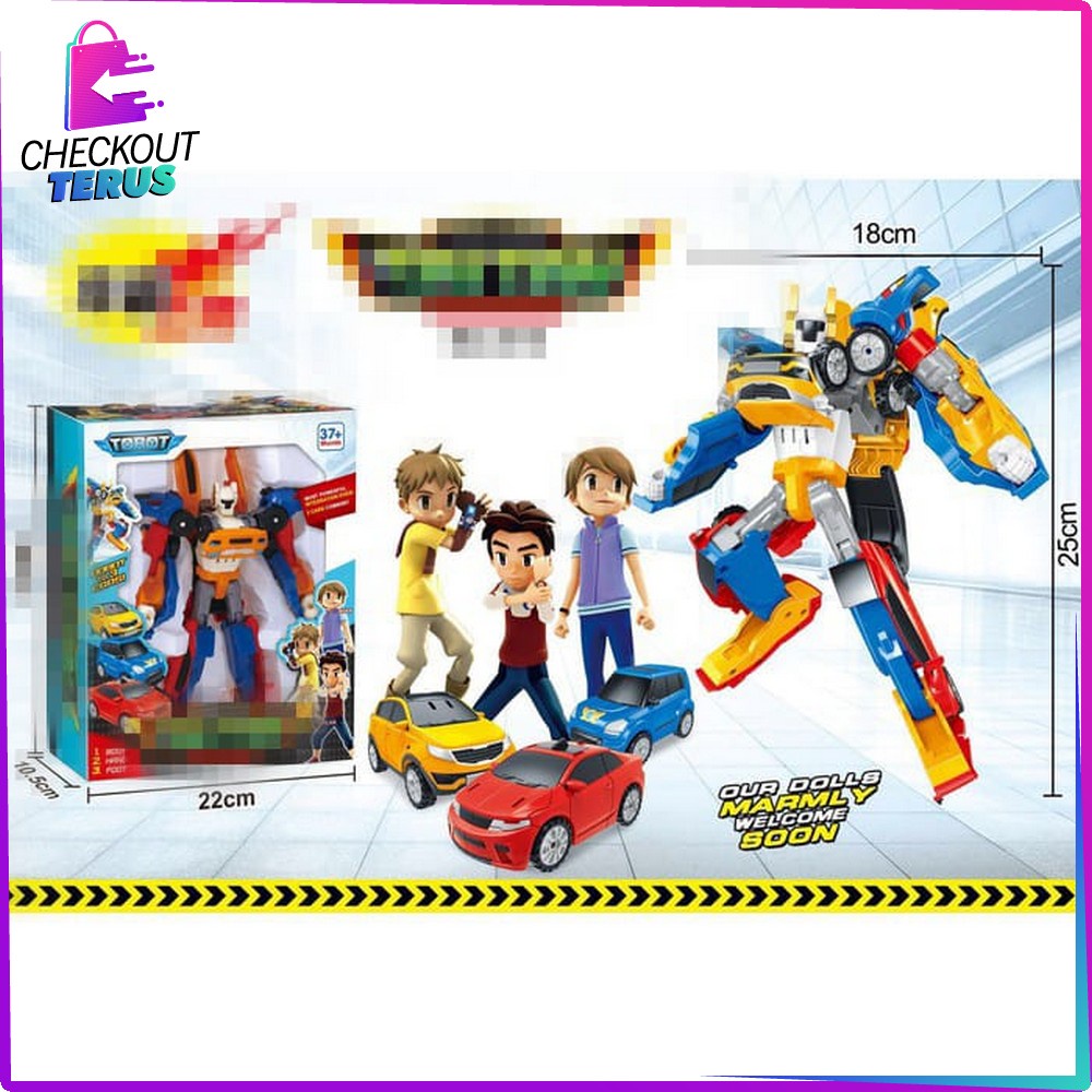 Jual CT M91 Mainan Anak Robot 3in1 Ukuran 28CM Mobil Mobilan Bisa ...