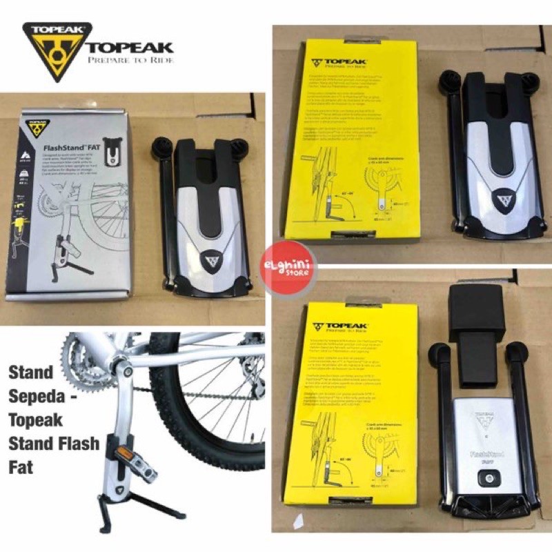 Jual Stand Sepeda-Topeak Stand Flash Fat | Shopee Indonesia