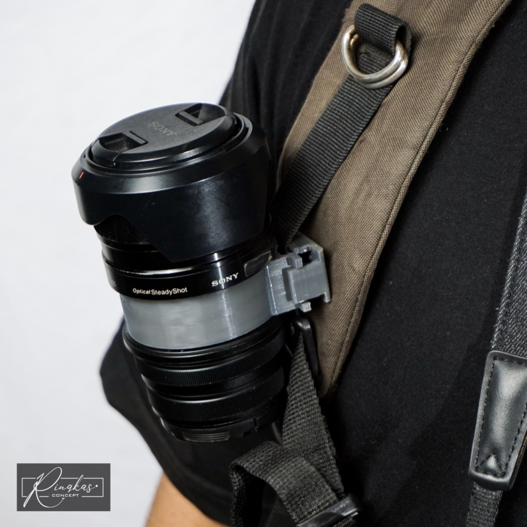 Jual Dual / Double Lens Holder Lensa For SONY E-MOUNT NIKON F-MOUNT ...