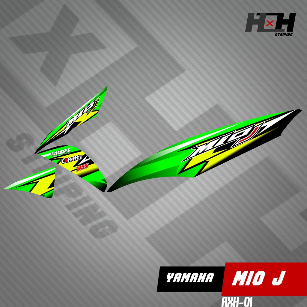 Jual Stiker Striping MIO J 01 Variasi Desain Racing | Shopee Indonesia