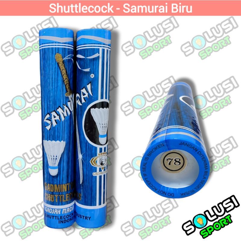 Jual Shuttlecock Badminton SAMURAI BIRU Kock Kok Bulutangkis | Shopee ...