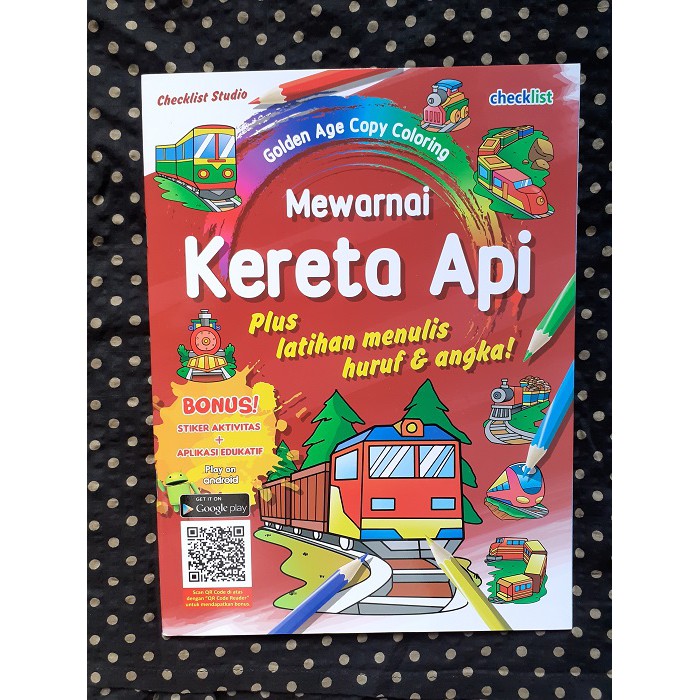 Jual Golden Age Copy Coloring_Mewarnai Kereta Api | Shopee Indonesia