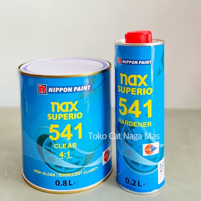 Jual NAX SUPERIO 541 CLEAR COAT NIPPON PAINT SET 1 LITER | Shopee Indonesia