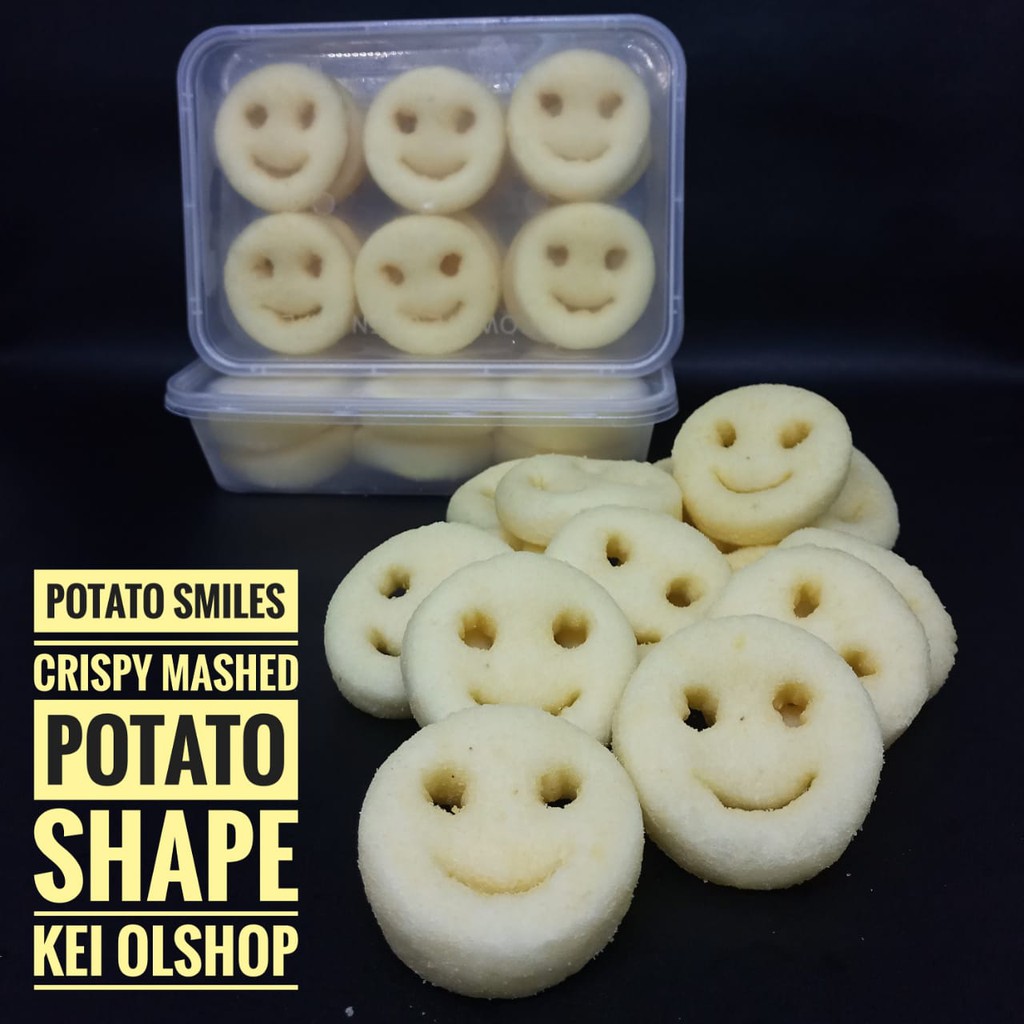 Jual Potato Smiles Crispy Mashed Potato Shape GOJEK ONLY | Shopee Indonesia