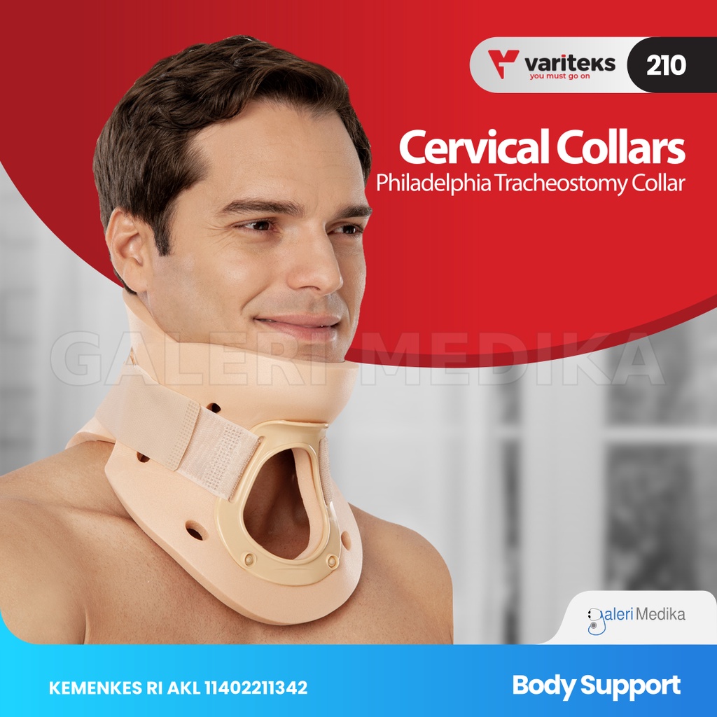 Jual Penyangga Leher Trakeostomi Variteks 210 Philadelphia Tracheostomy ...