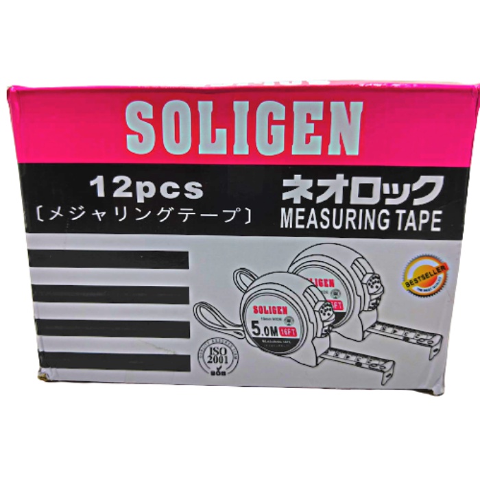 Jual Bangunan meteran karet soligen-meteran tukang 5m-Measuring Tape ...