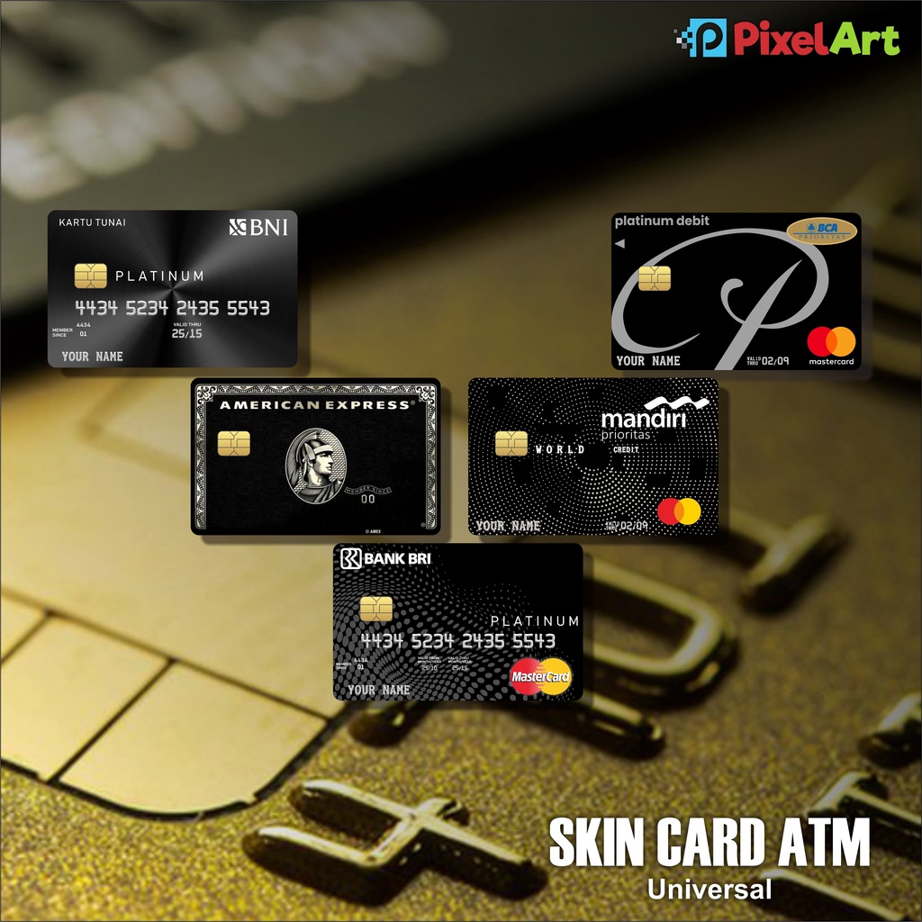 Jual STIKER PELINDUNG KARTU STICKER ATM BANK SKIN CARD ATM E-MONEY LEM ...