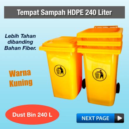 Jual BANTING HARGA Tempat Sampah Plastik KLEEN 240 L ( Plastic Dust Bin ...