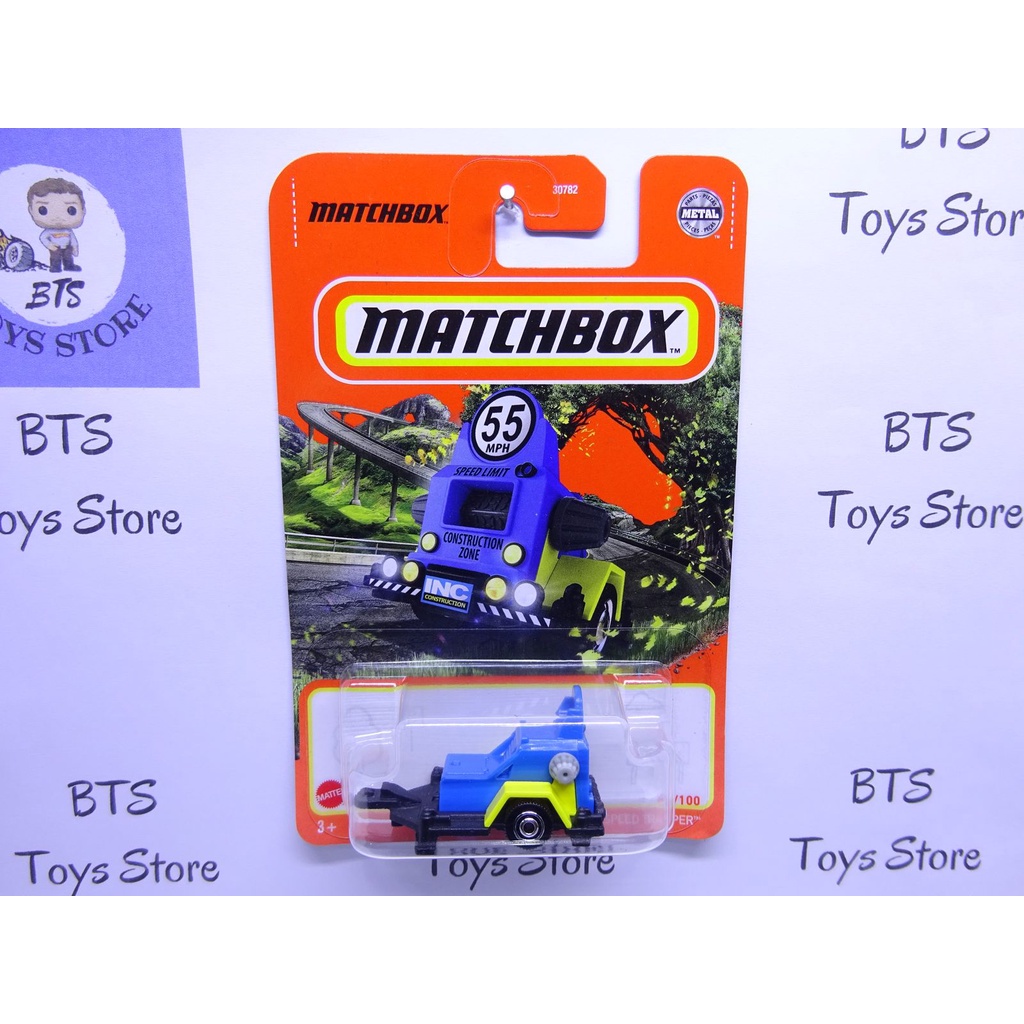Jual Matchbox Murah Speed Trapper Biru Kuning | Shopee Indonesia