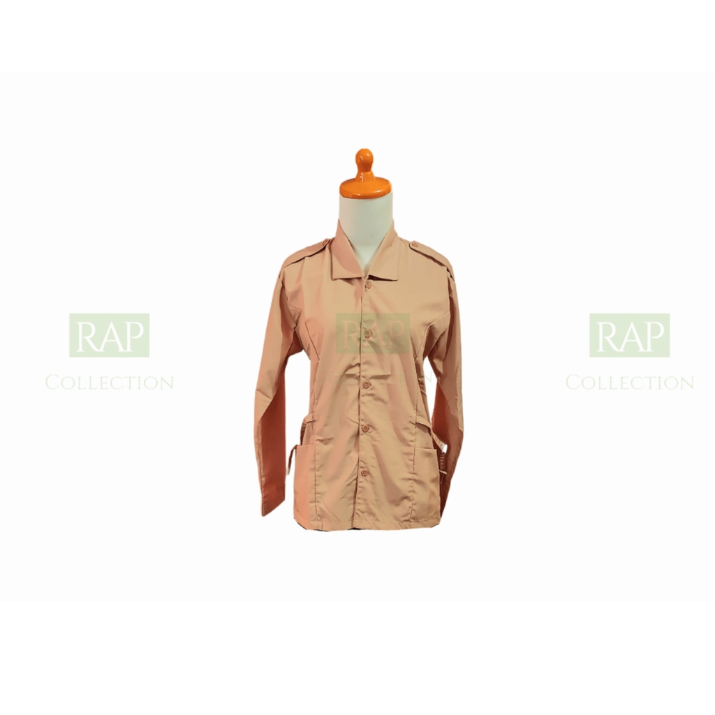 Jual SERAGAM SEKOLAH - Baju Pramuka SDSMP SMA Putri Lengan Panjang ...