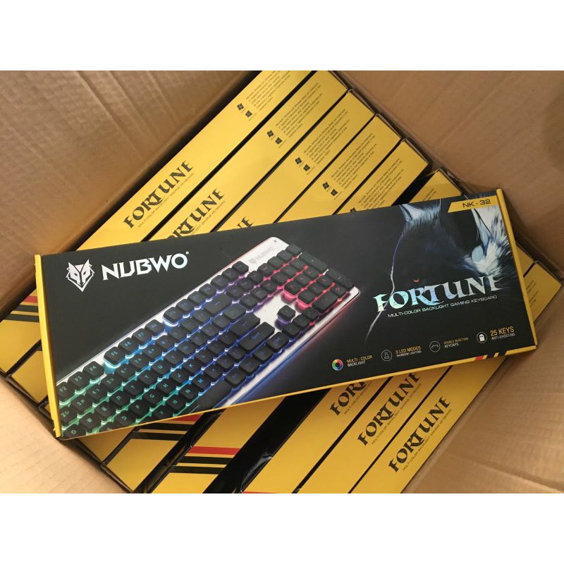 Jual Keyboard gaming nubwo NK-32 backlight super game | Shopee Indonesia