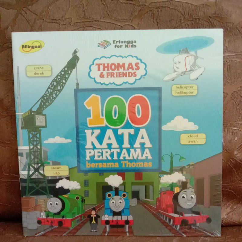 Jual BUKU ERLANGGA FOR KIDS BILINGUAL THOMAS & FRIENDS 100 KATA PERTAMA ...