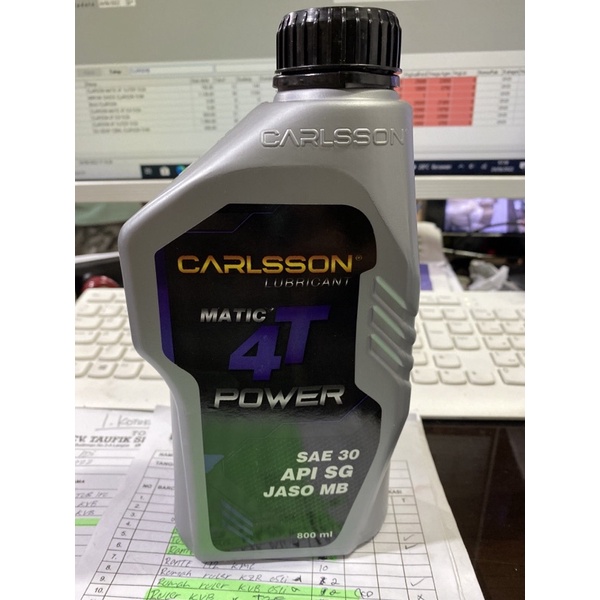 Jual PELUMAS OLI OIL CARLSSON 1 LITER | Shopee Indonesia