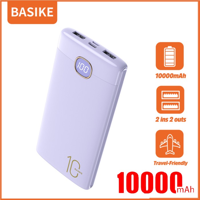 Jual BASIKE Power Bank 20000 mAh 10000 mAh Powerbank Dual USB Murah ...