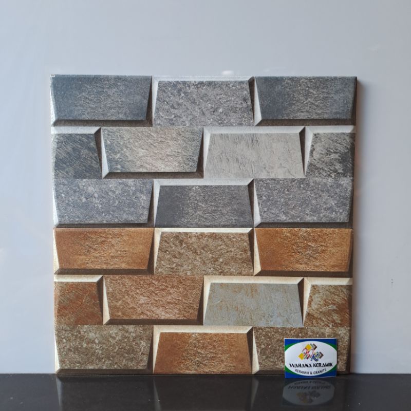 Jual keramik dinding motif batu alam / keramik dinding teras / keramik ...