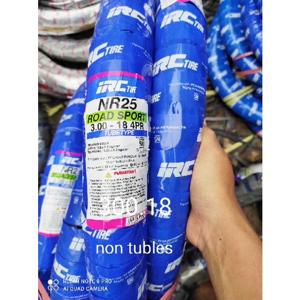 Jual ban luar irc 300 ring 18 series ( nr 25 - nr 65 ) for yamaha rx ...