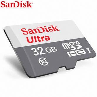 Jual SanDisk Ultra Micro SD Card 32GB 100Mb/s Class 10 Original Putih | Shopee Indonesia