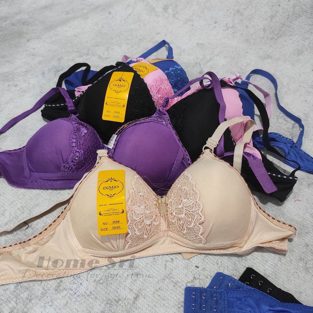 Jual OIMIO 388 BH/BRA RENDA BUSA TANPA KAWAT | Shopee Indonesia