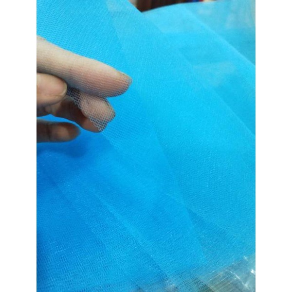 Jual Kain Tile Hampers Meteran Biru Tomi | Shopee Indonesia