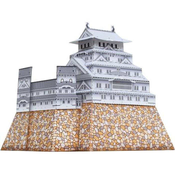 Jual DIY Miniatur Papercraft Kastil Himeji Jepang Versi Mini B | Shopee ...