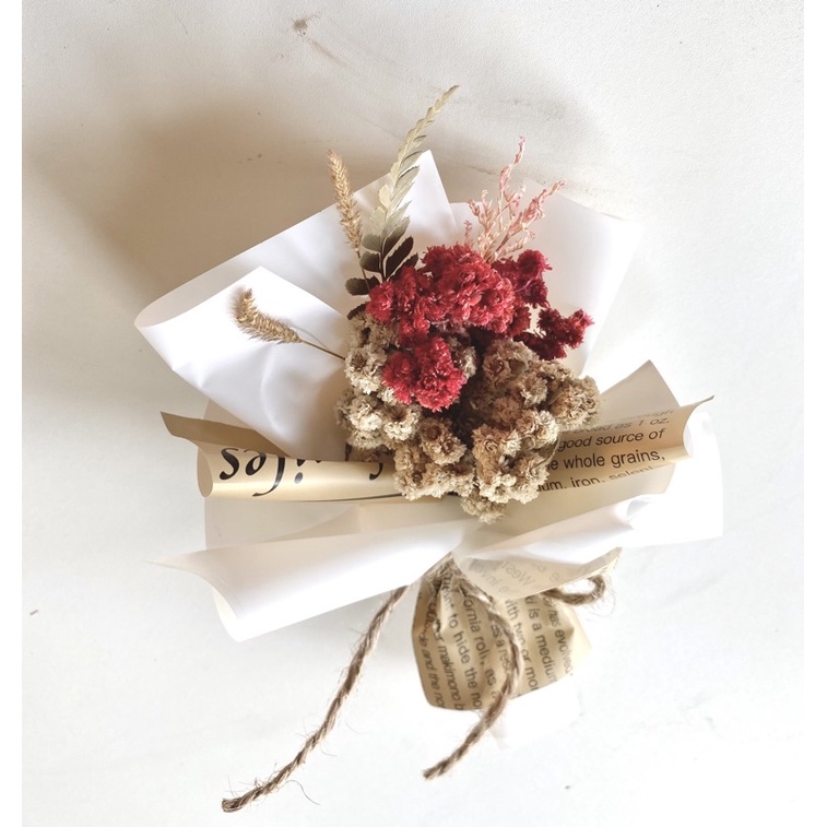 Jual Aesthetic buket mini bunga kering/ hiasan hamper/ kado | Shopee ...