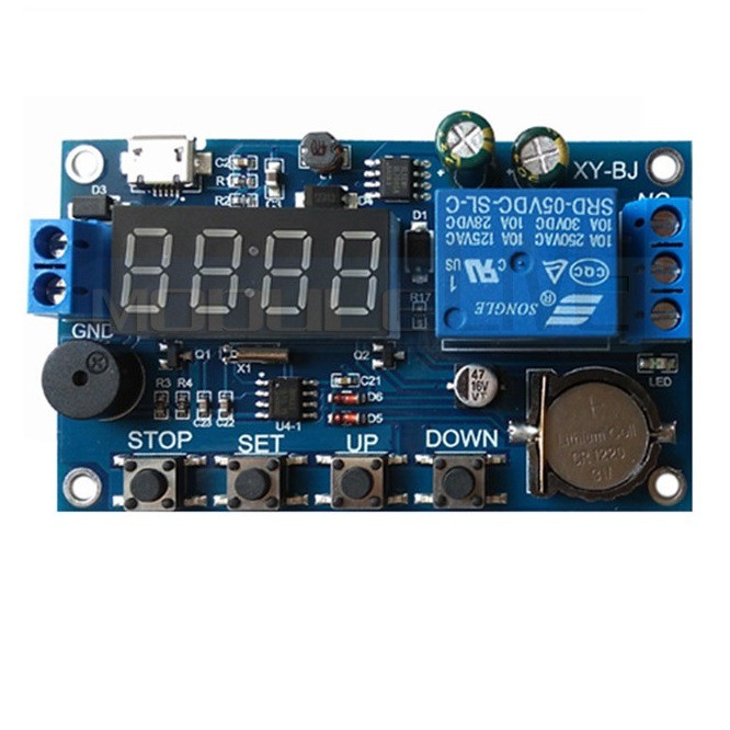 Jual Delay Timer 4D 4TS Real Time Timing Switch Relay Module Control Clock Synchronization ...