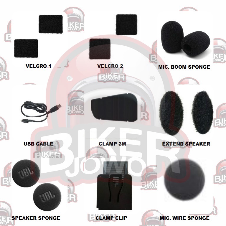 Jual Sparepart Cardo - Spons - Kabel - Sticker - 3M - Velcro - Clamp ...