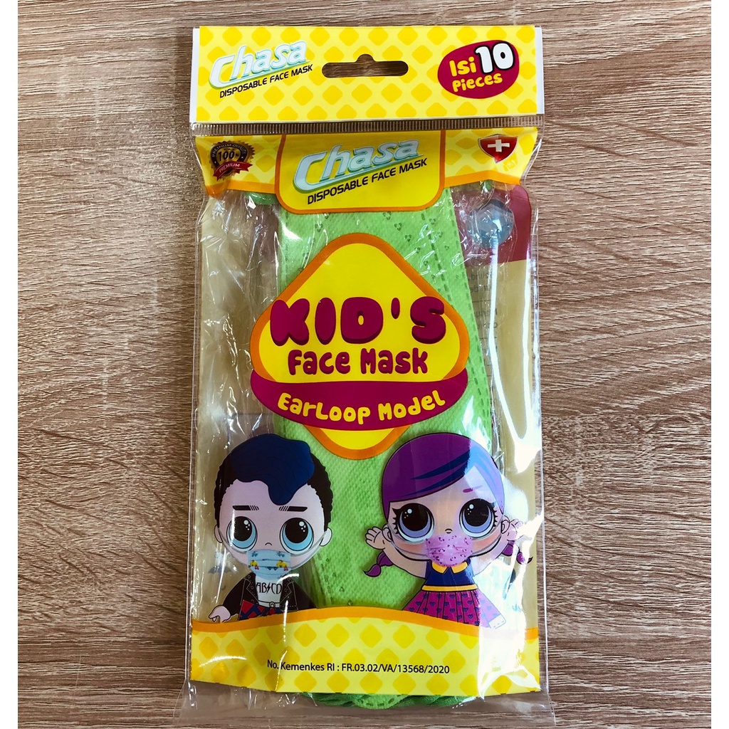 Jual Masker ANAK KF94 tebal i-Care Chasa korea face mask motif icare ...