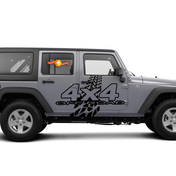 Jual sticker cutting off road mobil jeep katana rubicon dll | Shopee ...