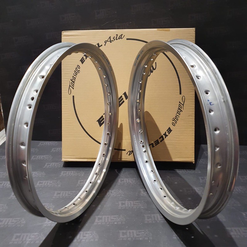 Jual Velg Alloy Takasago Excel Asia 18 x160 dan 18 x 185 Silver Kilat ...