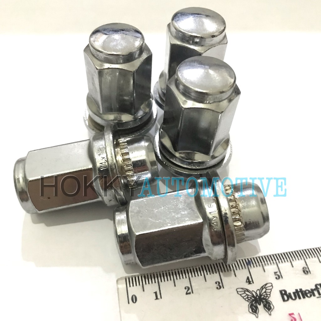 Jual mur roda land cruiser cygnus lexus kunci 21 racing 14 x 1,5 model ...