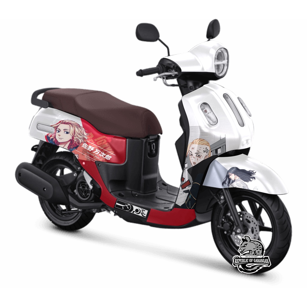 Jual Decal FAZZIO Stiker Fullbody YAMAHA FAZZIO 2022 anime style comic ...