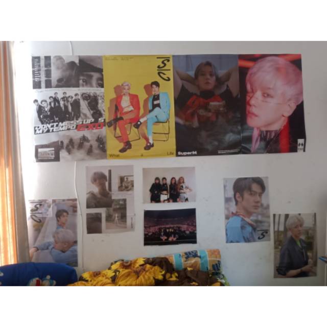 Jual Poster official exo love shot,power,tempo, obsession,super M,what ...