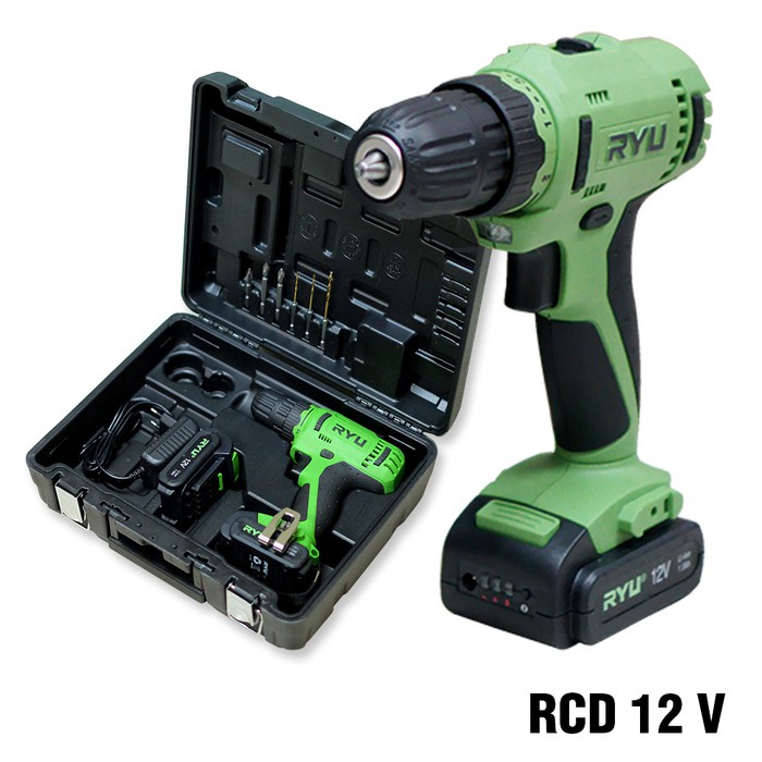Jual RYU MESIN BOR IMPACT DRILL RCD 12V CORDLESS RCD12V BOR BATRE RCD12 ...